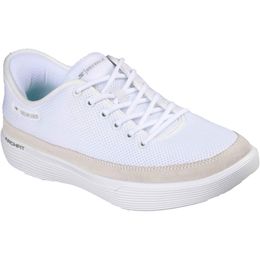 Skechers GoWalk Commuter Textil Damen Wei&szlig;e Standard Sneakers