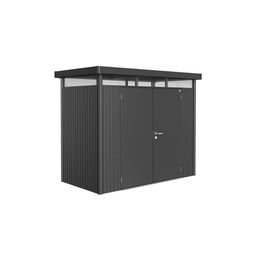 BioHort Ger&auml;tehaus 'HighLine H1' dunkelgrau Doppelt&uuml;r 275 x 155 x 222 cm