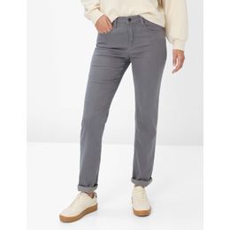 Brax Damen Five-Pocket-Hose Style MARY SMOKE GREY, grau, Gr. 38L