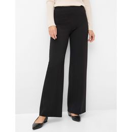 Raphaela by Brax Damen Marlenehose Style LILLYTH FLARED BLACK, schwarz, Gr. 42