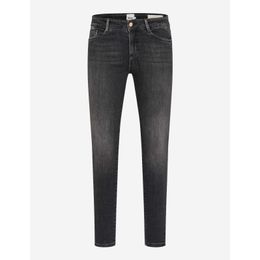 Brax Damen Five-Pocket-Hose Style ANA USED DARK GREY, denim dunkelgrau, Gr. 36K