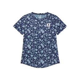 Saysky Flower Combat T-Shirt Bekleidung Damen blau