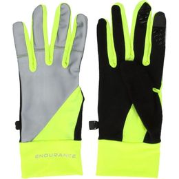 Endurance Mingus Running Gloves Bekleidung Unisex gelb