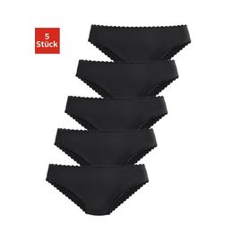 PETITE FLEUR BY LASCANA Jazz-Pants Slips schwarz Gr. 34 f&uuml;r Damen. K&ouml;rpernah