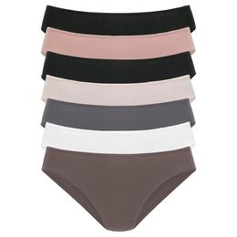 VIVANCE BY LASCANA Jazz-Pants Slips mehrfarbig Gr. 44/46 f&uuml;r Damen. Bequem. Nachhaltig.