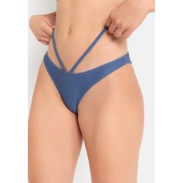 LSCN BY LASCANA Bikini-Hose 'Gina' blau Gr. 48. Nachhaltig.