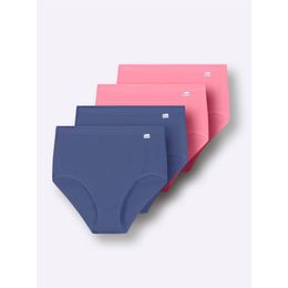 Speidel sheego Gro&szlig;e Gr&ouml;&szlig;en Slip mit hohem Elasthan-Anteil, jeansblau +erika, Gr&ouml;&szlig;e 44 - Damen