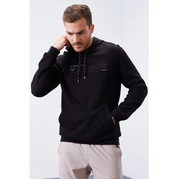 Herrenbedruckter Kapuzenpullover mit Tasche