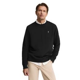 Sweatshirt schwarz im Relaxed Fit mit Rigby Go Stickerei