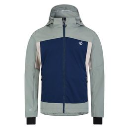 Dare 2b - "Mountaineer" Softshelljacke f&uuml;r Herren (Dunkel-Jeansblau/Lilienblatt Gr&uuml;n)