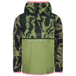 Puma x First Mile &ndash; Schwarz/Gr&uuml;ne gewebte 2-Zoll-Jacke f&uuml;r Herren