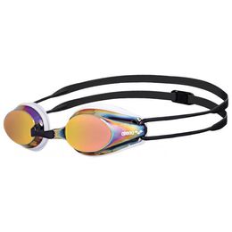 arena - "Tracks" Schwimmbrille Spiegel f&uuml;r Herren/Damen Unisex (Wei&szlig;/Kupfer/Schwarz)