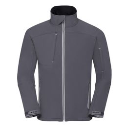 Russel Athletic Russell Herren Bionic Softshell Jacke (Eisen Grau)