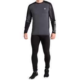 Dare2b Exchange IV Herren Thermo-Baselayer Set 2 teilig schwarz M - Herrenshirts, -hemden & -pullover von Dare 2b