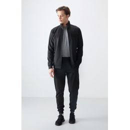 Herren Sweatshirt- und Hosen-Set mit Farbblockdesign