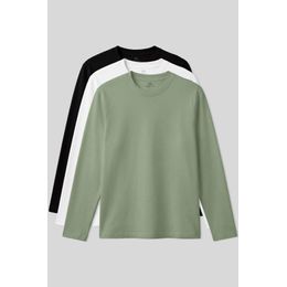 Herren 3-teiliges Baumwoll-Jersey Koordinationsset