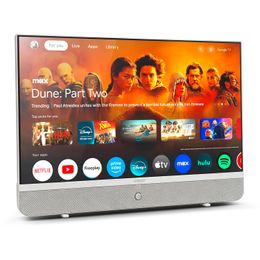 Selfsat MSD 27 Streaming Display 27 Zoll Full-HD mit Google TV und Akku wei&szlig; - Fernseher