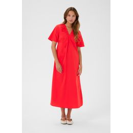 Culture Kleid Fitted Fiery Red