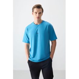 &Uuml;bergr&ouml;&szlig;e Bedrucktes Rundhals-T-Shirt
