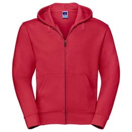 Russel Athletic Russell - "Authentic" Hoodie mit durchgehendem Rei&szlig;verschluss f&uuml;r Herren (Rot)