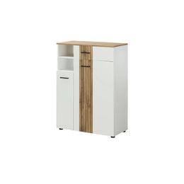 Primo Schuhschrank Stripe wei&szlig; Ma&szlig;e (cm): B: 80 H: 106 T: 38.0 &raquo; M&ouml;bel Kraft