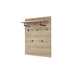 Primo Garderobenpaneel Bari holzfarben Massivholz,Holzwerkstoff Ma&szlig;e (cm): B: 80 H: 128 T: 30.0 &raquo; M&ouml;bel Kraft