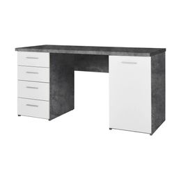 M&ouml;bel Kraft Schreibtisch grau Ma&szlig;e (cm): B: 145 H: 76 T: 60.0 &raquo; M&ouml;bel Kraft