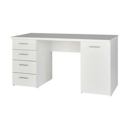 M&ouml;bel Kraft Schreibtisch wei&szlig; Ma&szlig;e (cm): B: 145 H: 76 T: 60.0 &raquo; M&ouml;bel Kraft