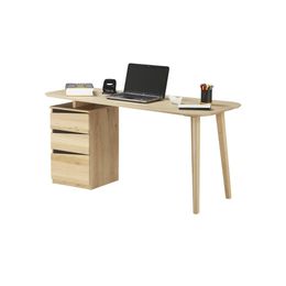 M&ouml;bel Kraft Schreibtisch holzfarben Ma&szlig;e (cm): B: 150 H: 72,5 T: 67.0 &raquo; M&ouml;bel Kraft