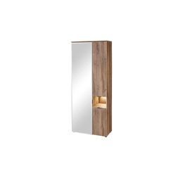 Primo Garderobenschrank holzfarben Ma&szlig;e (cm): B: 82 H: 204 T: 38.0 &raquo; M&ouml;bel Kraft