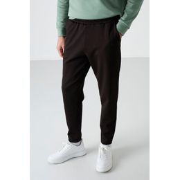 Herren Polyester Regular-Fit Sweatpants