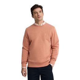 Sweatshirt lachsrosa im Relaxed Fit mit Rigby Go Stickerei
