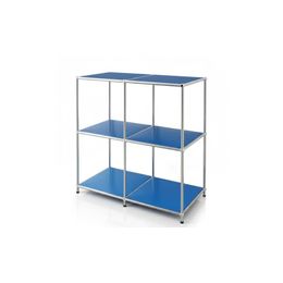 Floordirekt Metallregal blau Ma&szlig;e (cm): B: 78 H: 82 &raquo; M&ouml;bel Kraft