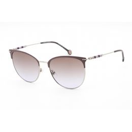 Carolina Herrera CH 0037/S Sonnenbrille PALLADIUM LILA / BRAUN SH VIOLETT