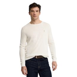 Pullover ecru mit Rundkragen und Rigby Go Logo