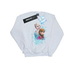 Disney - "Frozen Elsa And Anna Sisters" Sweatshirt f&uuml;r M&auml;dchen (Wei&szlig;)