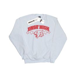 Disney Damen/Herren High School Musical The Musical Wildcat Stars Sweatshirt (wei&szlig;)