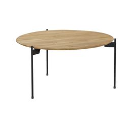 M&ouml;bel Kraft Couchtisch holzfarben Ma&szlig;e (cm): H: 38 &Oslash;: 74.0 &raquo; M&ouml;bel Kraft