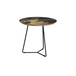 M&ouml;bel Kraft Beistelltisch schwarz Ma&szlig;e (cm): H: 50 &Oslash;: 55.0 &raquo; M&ouml;bel Kraft