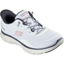 Skechers Flex Appeal 5.0 Easy Breezy Textil Damen Sneakers Wei&szlig;/Multi Standard