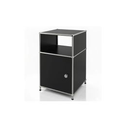 Floordirekt Metallregal schwarz Ma&szlig;e (cm): B: 40 H: 65 &raquo; M&ouml;bel Kraft