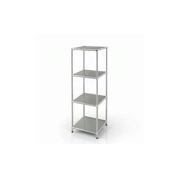 Floordirekt Metallregal grau Ma&szlig;e (cm): B: 30 H: 89 &raquo; M&ouml;bel Kraft
