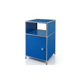 Floordirekt Metallregal blau Ma&szlig;e (cm): B: 40 H: 65 &raquo; M&ouml;bel Kraft