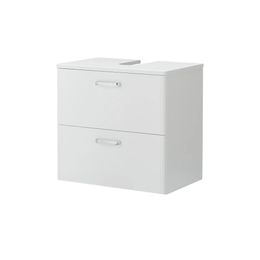 M&ouml;bel Kraft Waschbeckenunterschrank wei&szlig; Ma&szlig;e (cm): B: 60 H: 57 T: 39.0 &raquo; M&ouml;bel Kraft