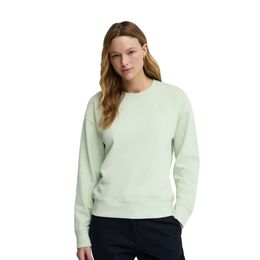 Sweatshirt pastellt&uuml;rkis im Regular Fit mit Rigby Go Stickerei