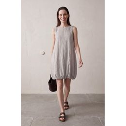 L&auml;ssiges Mini-Kleid aus strukturiertem Lyocell