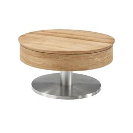 M&ouml;bel Kraft Couchtisch holzfarben Ma&szlig;e (cm): H: 40 &Oslash;: 79.0 &raquo; M&ouml;bel Kraft