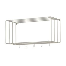 M&ouml;bel Kraft H&auml;ngegarderobe beige Metall Ma&szlig;e (cm): B: 73 H: 38 T: 26.0 &raquo; M&ouml;bel Kraft