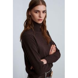 Damen Kaschmir Rollkragenpullover