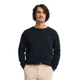 Pullover marineblau mit Rundkragen und Rigby Go Logo